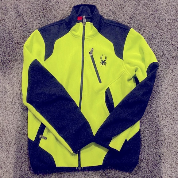 Spyder | Sweaters | Spyder Core Sweater Full Zip Size Sp Hyper Yellow ...